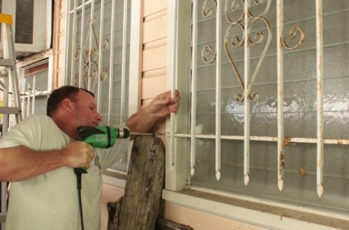 getting out of jail free {removing window bars} - the space between