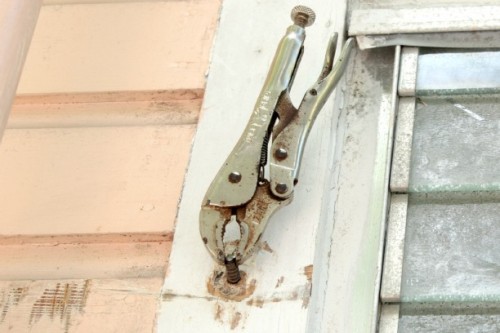 getting out of jail free {removing window bars} - the space between
